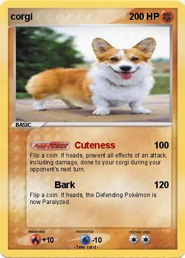 Pokémon corgi 84 84 - Cuteness - My Pokemon Card