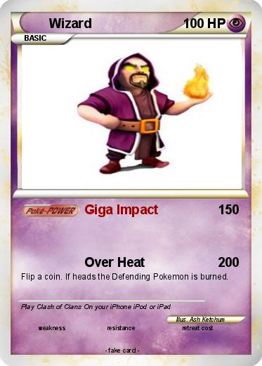 Pokémon Wizard 170 170 - Giga Impact - My Pokemon Card
