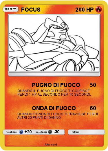 Pokémon FOCUS 16 16 - PUGNO DI FUOCO - My Pokemon Card