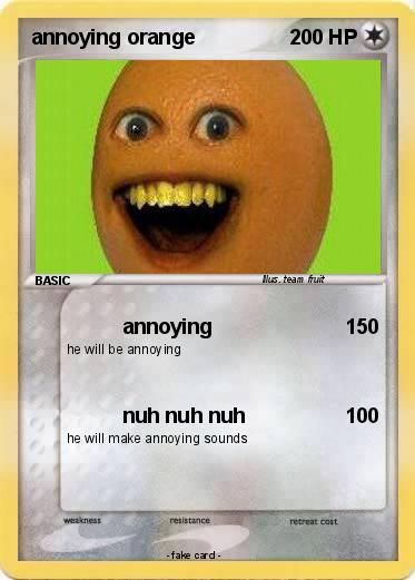 Pokémon annoying orange 1963 1963 - annoying - My Pokemon Card