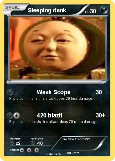 Pokémon Sleeping dank - Weak Scope - My Pokemon Card
