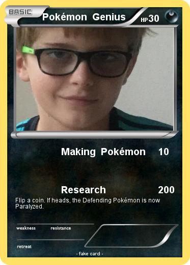 Pokémon Pokemon Genius - Making Pokémon - My Pokemon Card