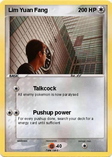 Pokémon Lim Yuan Fang - Talkcock - My Pokemon Card