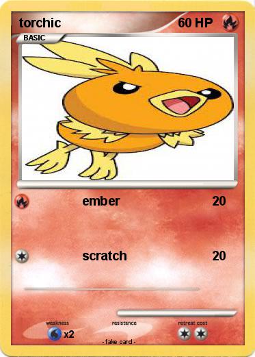 Pokémon torchic 265 265 - ember - My Pokemon Card