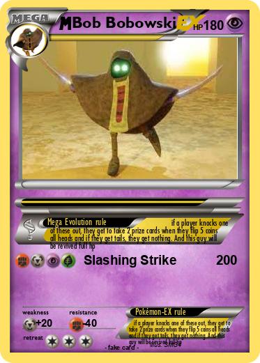 Pokémon Bob Bobowski - Slashing Strike - My Pokemon Card