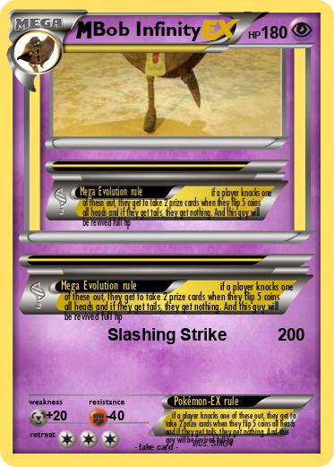 Pokémon Bob Infinity - Slashing Strike - My Pokemon Card