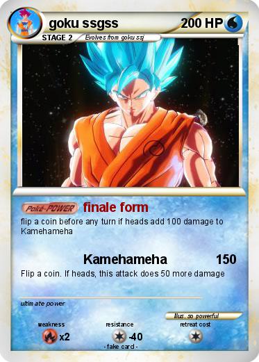 Pokémon goku ssgss 72 72 - finale form - My Pokemon Card