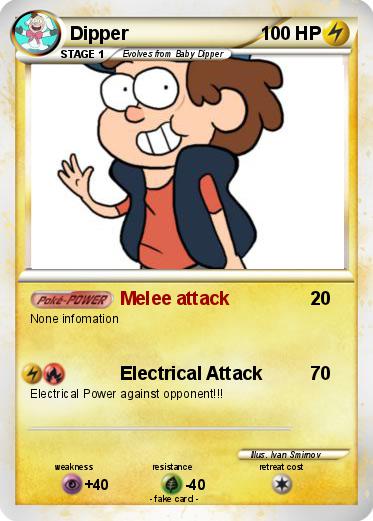 Pokémon Dipper 117 117 - Melee attack - My Pokemon Card