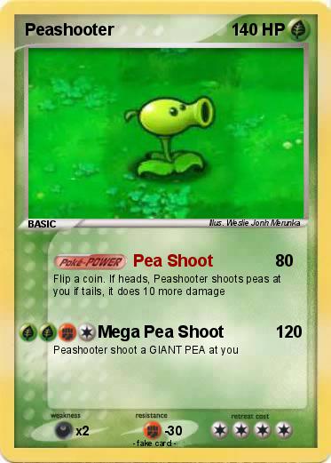 Pokémon Peashooter 446 446 - Pea Shoot - My Pokemon Card