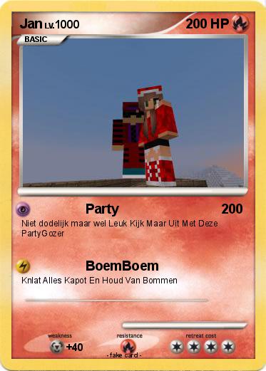 Pokémon Jan 124 124 - Party - My Pokemon Card