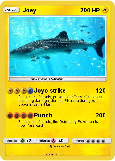 Pokémon Joey 660 660 - Joyo strike - My Pokemon Card