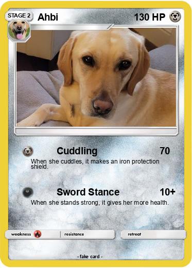 Pokémon Ahbi - Cuddling - My Pokemon Card