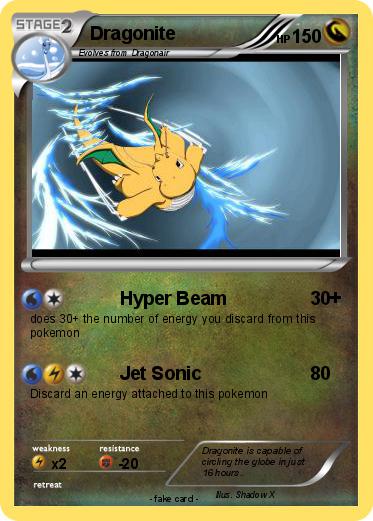 Pokémon Dragonite 778 778 - Hyper Beam - My Pokemon Card