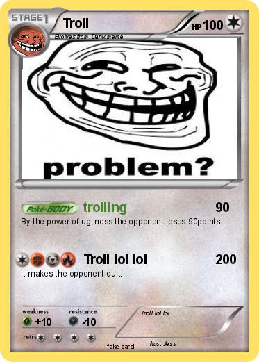 Pokémon Troll 4192 4192 - trolling - My Pokemon Card