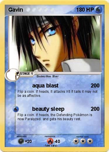 Pokémon Gavin 122 122 - aqua blast - My Pokemon Card