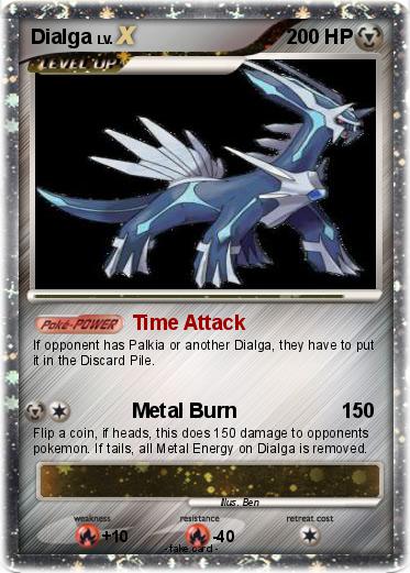 Pokémon Dialga 6059 6059 - Time Attack - My Pokemon Card