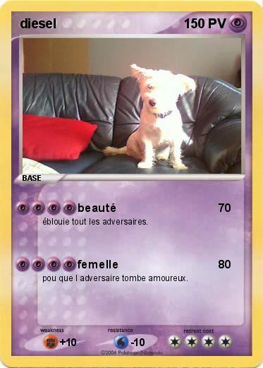 Pokémon diesel 6 6 - beauté - Ma carte Pokémon