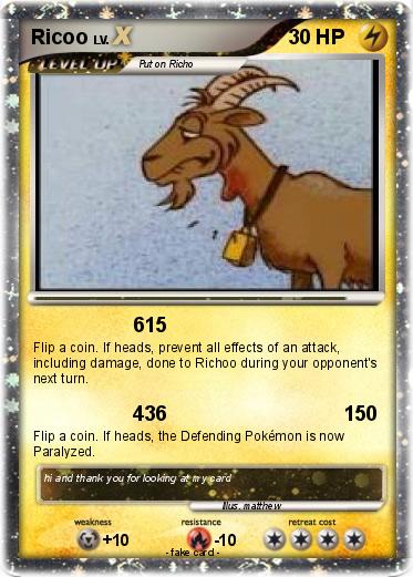 Pokémon Ricoo 3 3 - 615 - My Pokemon Card