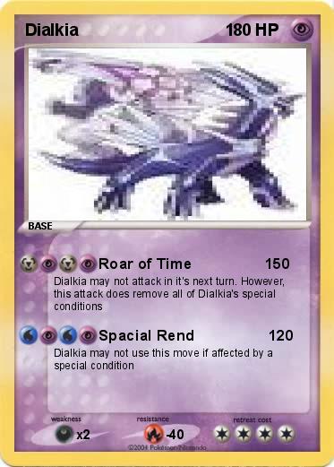 Pokémon Dialkia 1 3 3 - Roar of Time 150 - My Pokemon Card
