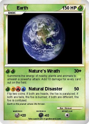 Pokémon Earth 52 52 - Nature's Wrath - My Pokemon Card