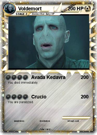 Pokémon Voldemort 518 518 - Avada Kedavra - My Pokemon Card