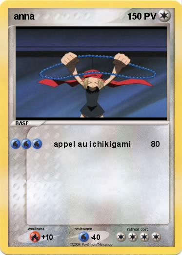 Pokémon anna 1 1 - appel au ichikigami - Ma carte Pokémon