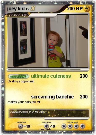Pokémon joey kid - ultimate cuteness - My Pokemon Card