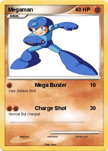 Pokémon Megaman 496 496 - Mega Buster - My Pokemon Card