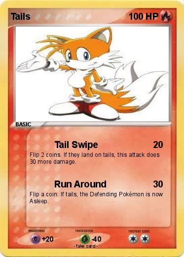 Pokémon Tails 1405 1405 - Tail Swipe - My Pokemon Card