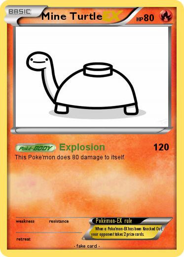 Pokémon Mine Turtle 515 515 - Explosion - My Pokemon Card