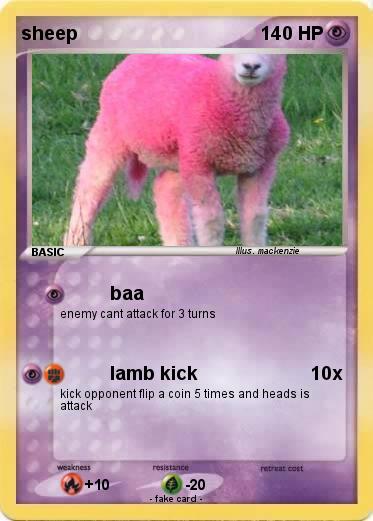 Pokémon sheep 183 183 - baa - My Pokemon Card