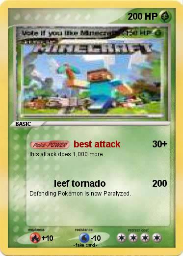 Pokémon 1 54977 54977 - best attack - My Pokemon Card