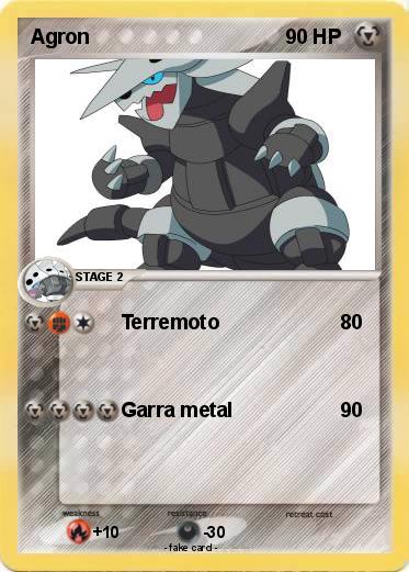 Pokémon Agron 25 25 - Terremoto - My Pokemon Card