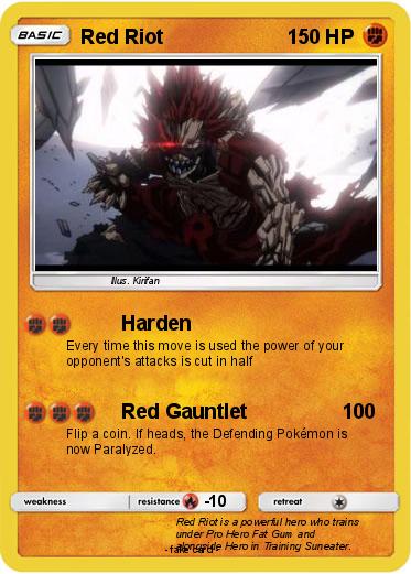 Pokémon Red Riot 4 4 - Harden - My Pokemon Card