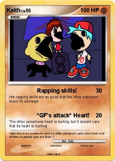 Pokémon Keith 118 118 - Rapping skills! - My Pokemon Card