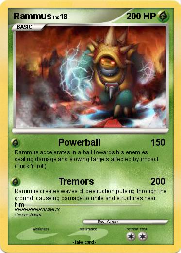 Pokémon Rammus 20 20 - Powerball - My Pokemon Card