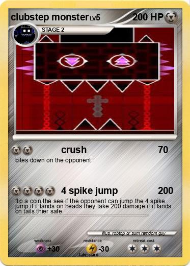 Pokémon clubstep monster 2 2 - crush - My Pokemon Card