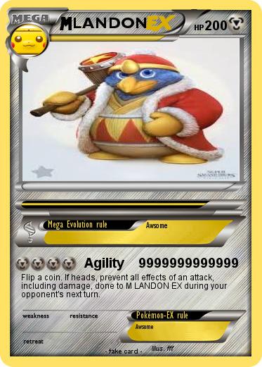 Pokémon LANDON MORRIS 3 3 - Agility 9999999999999 - My Pokemon Card