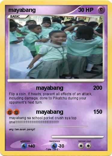Pokémon mayabang - mayabang - My Pokemon Card