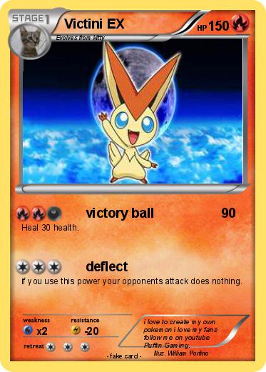 Pokémon Victini EX 235 235 - victory ball - My Pokemon Card