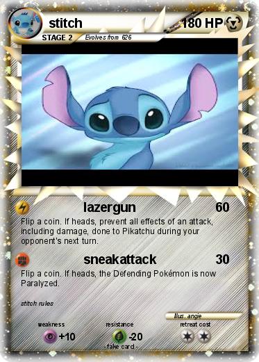 Pokémon stitch 139 139 - lazergun - My Pokemon Card