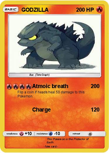 Pokémon GODZILLA 3472 3472 - Atmoic breath - My Pokemon Card