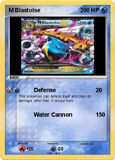 Pokémon M Blastoise 174 174 - Defense - My Pokemon Card