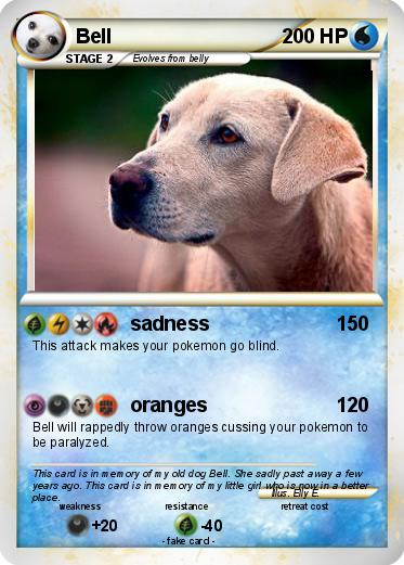 Pokémon Bell 87 87 - sadness - My Pokemon Card