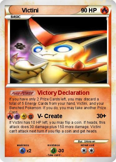 Pokémon Victini 518 518 - Victory Declaration - My Pokemon Card