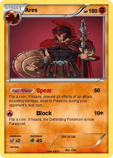 Pokémon Ares 400 400 - Spear - My Pokemon Card