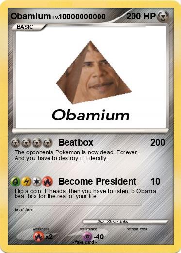 Pokémon Obamium 27 27 - Beatbox - My Pokemon Card