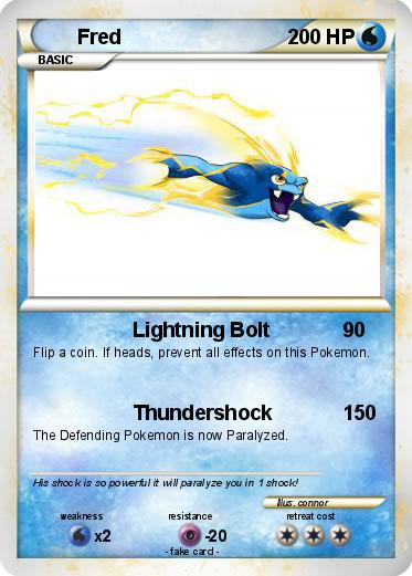 Pokémon Jouls - Lightning Bolt - My Pokemon Card