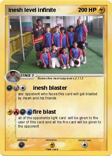 Pokémon inesh level infinite - inesh blaster - My Pokemon Card