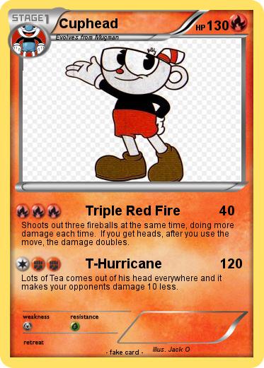 Pokémon Cuphead 111 111 - Triple Red Fire - My Pokemon Card